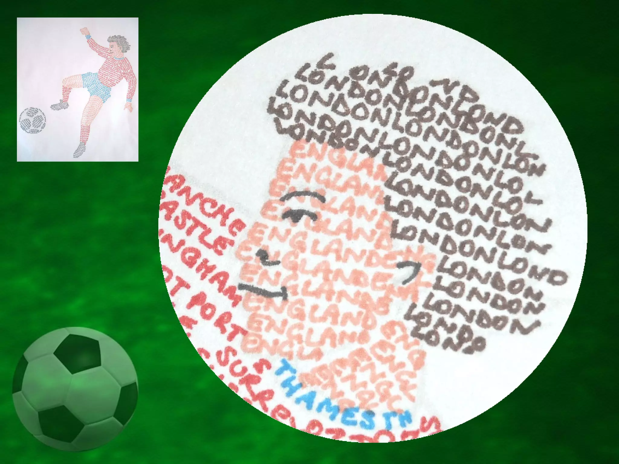 World Cup Calligrams | PPT | Soccer | Sports