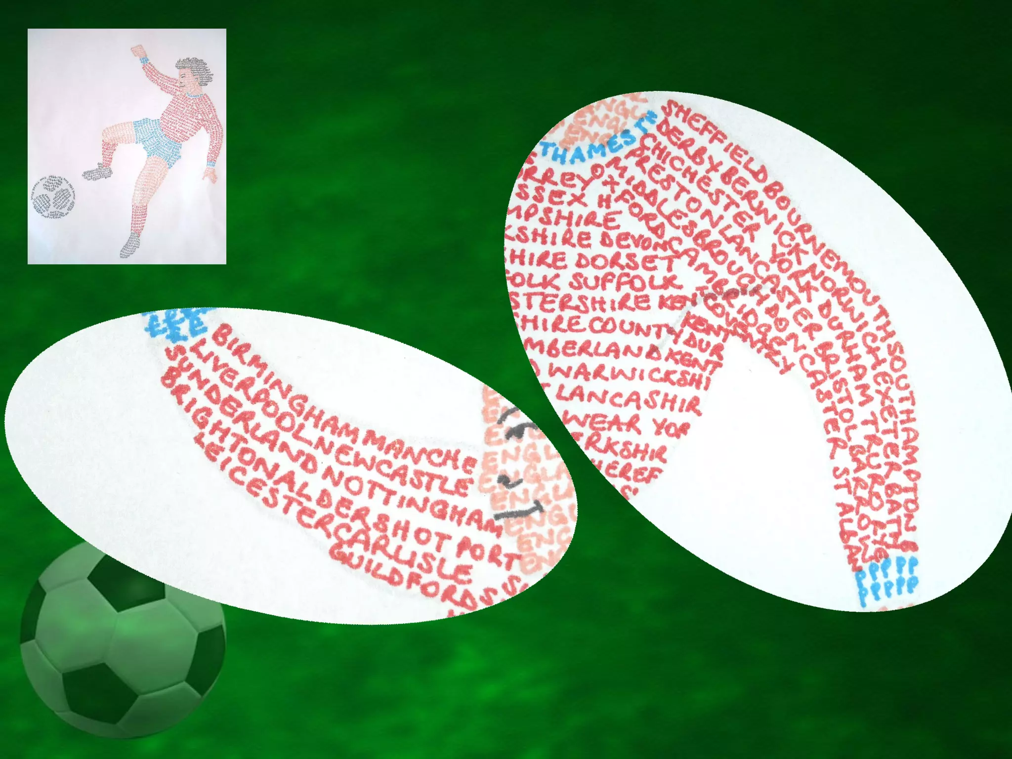 World Cup Calligrams | PPT | Soccer | Sports