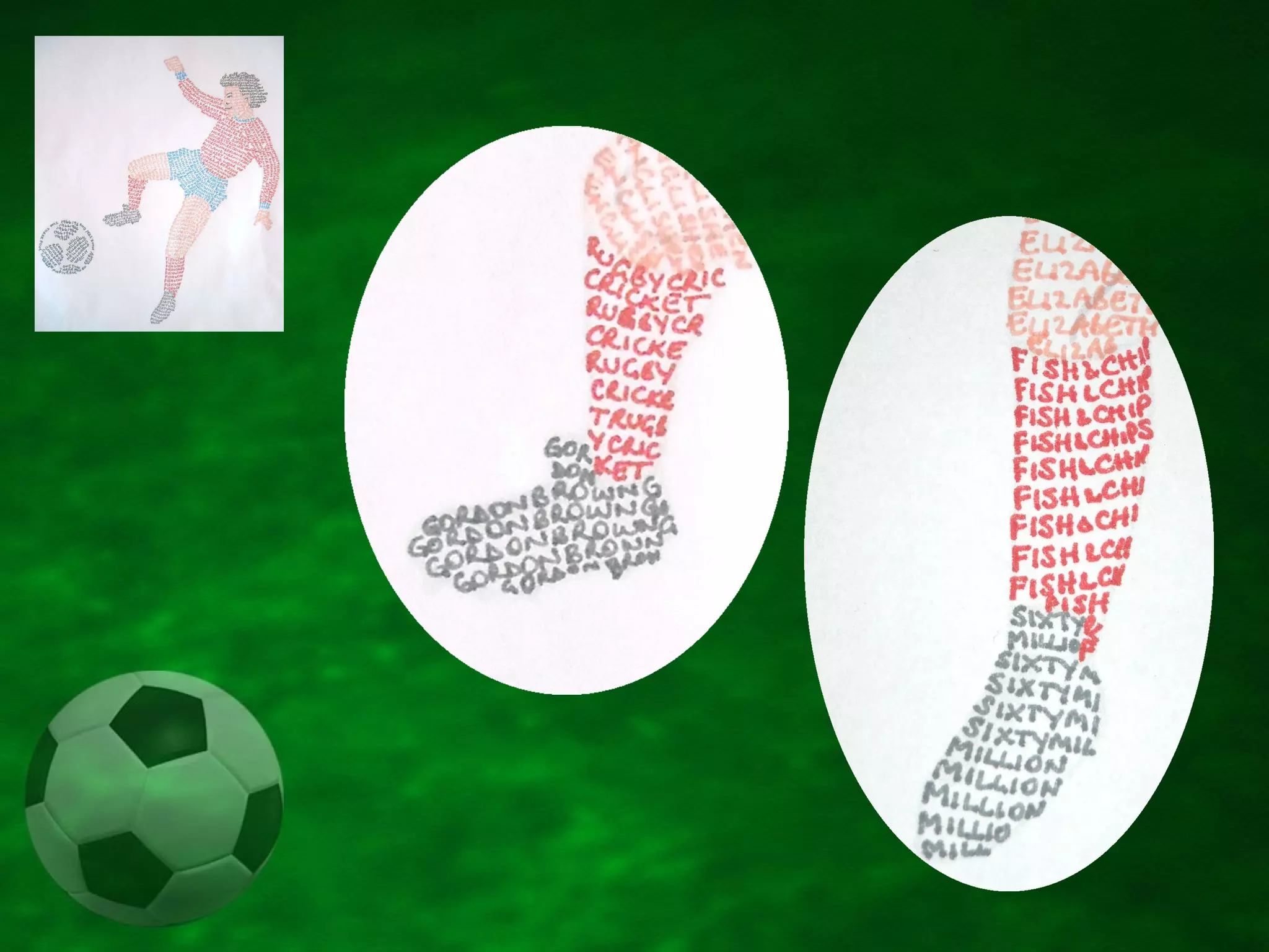 World Cup Calligrams | PPT | Soccer | Sports