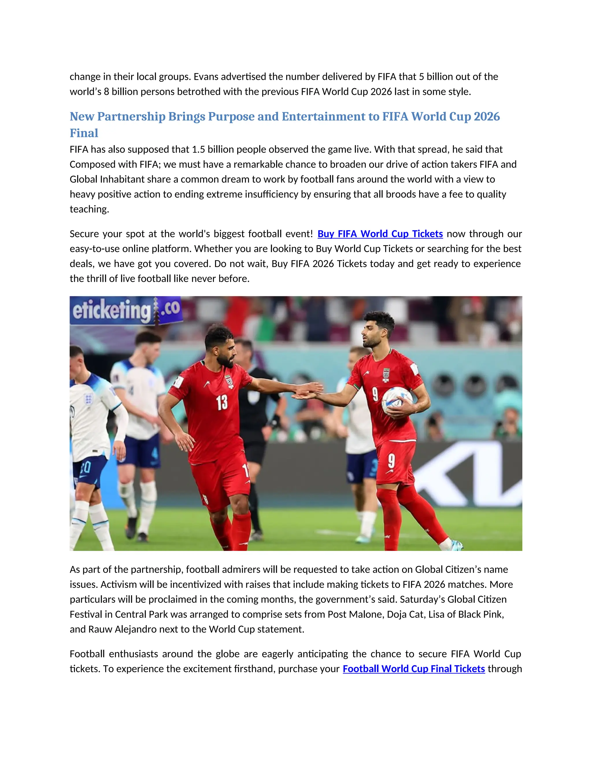 World Cup Global Citizen Partnership Brings First-Ever Halftime Show to Final.docx