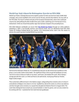 World Cup Italy's Quest for Redemption Eyes Set on FIFA 2026.docx
