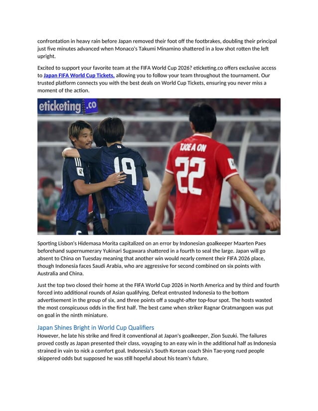 World Cup Japan's Dominance Marching Toward FIFA 2026.docx