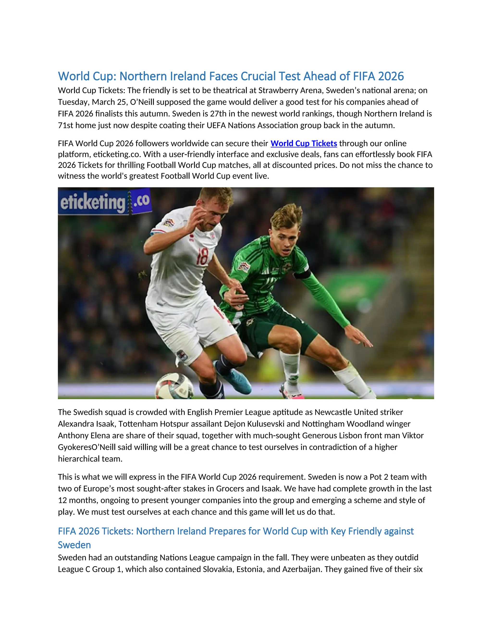 World Cup Northern Ireland Faces Crucial Test Ahead of FIFA 2026.docx