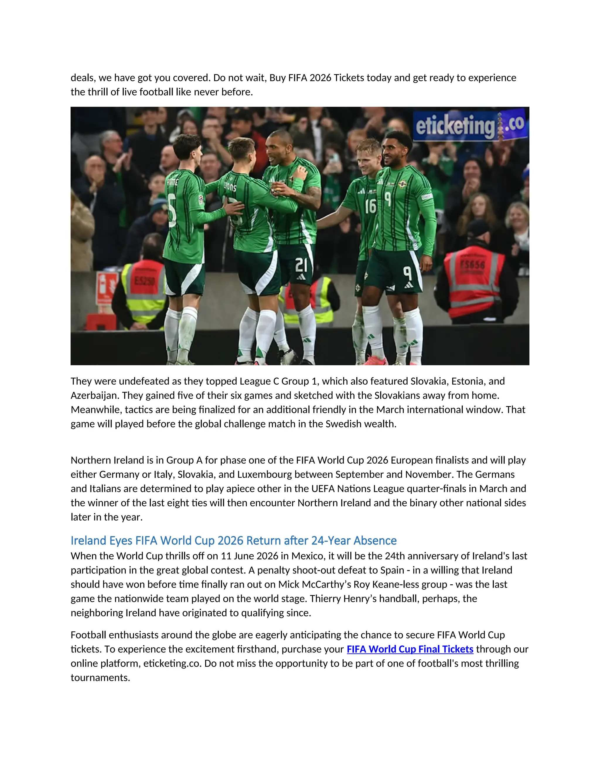 World Cup Northern Ireland Faces Crucial Test Ahead of FIFA 2026.docx