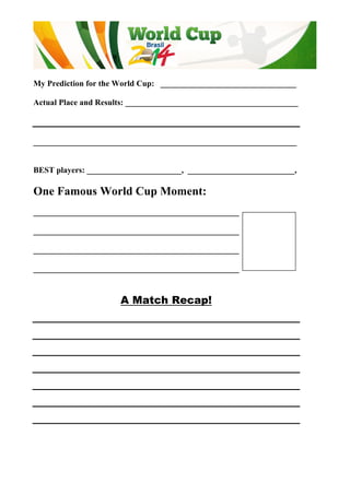 World cup project | PDF
