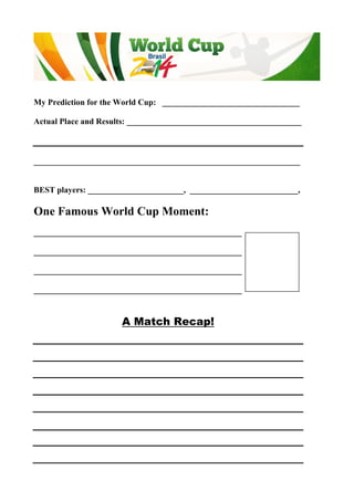World cup project | PDF