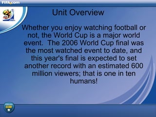 World cup writing_unit | PPT