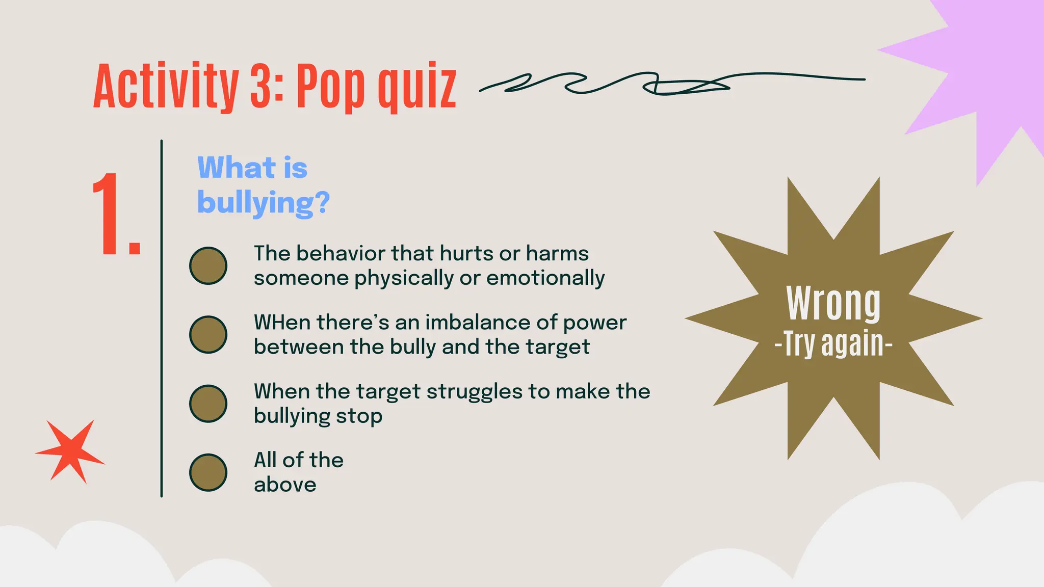 World Day of Bullying Prevention Activities by Slidesgo.pptx