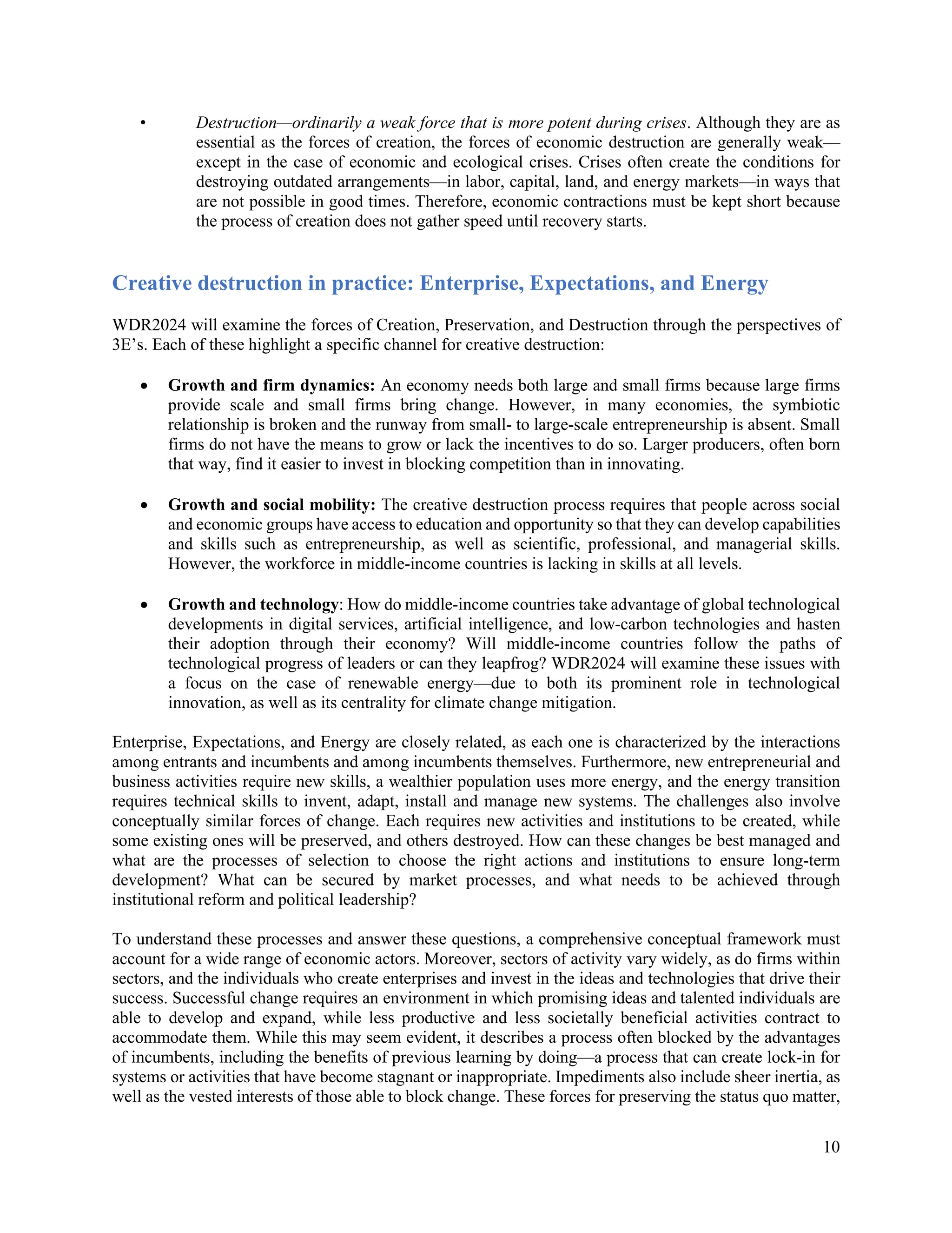 WORLD DEVELOPMENT REPORT 2024 - Economic Growth in Middle-Income ...