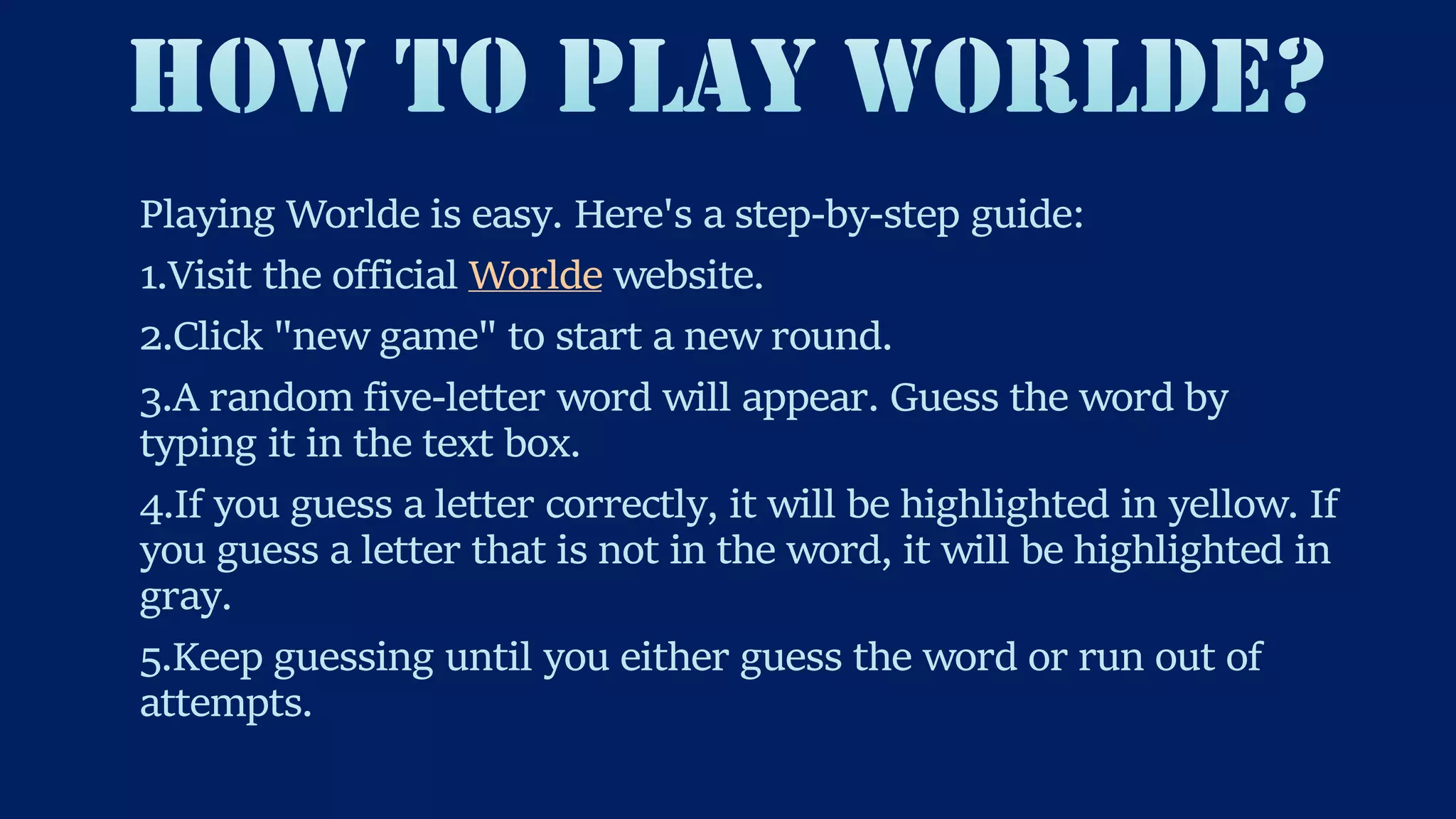 Worlde | PDF | Games and Puzzles | Hobbies & Interests