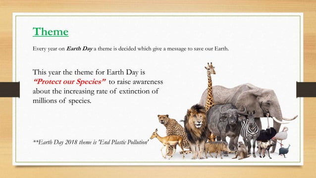 World Earth Day PPT 2019 | PPTX