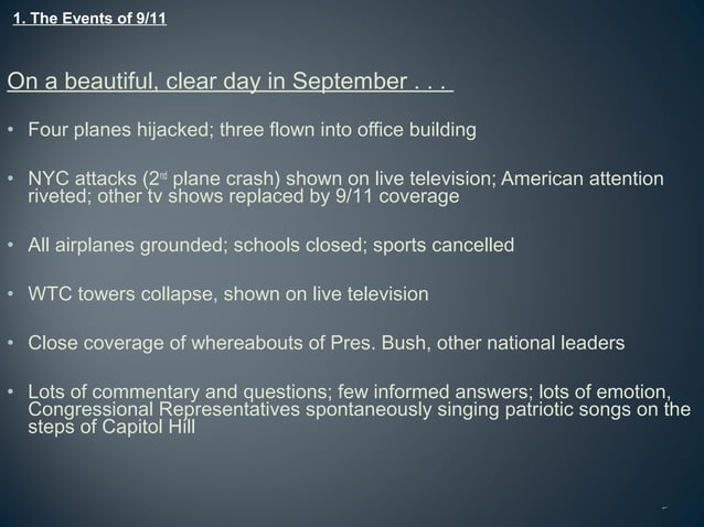 Impact of 9/11 on World economy | PPT
