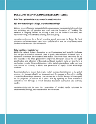 ThinkBig Edu World Education | PDF