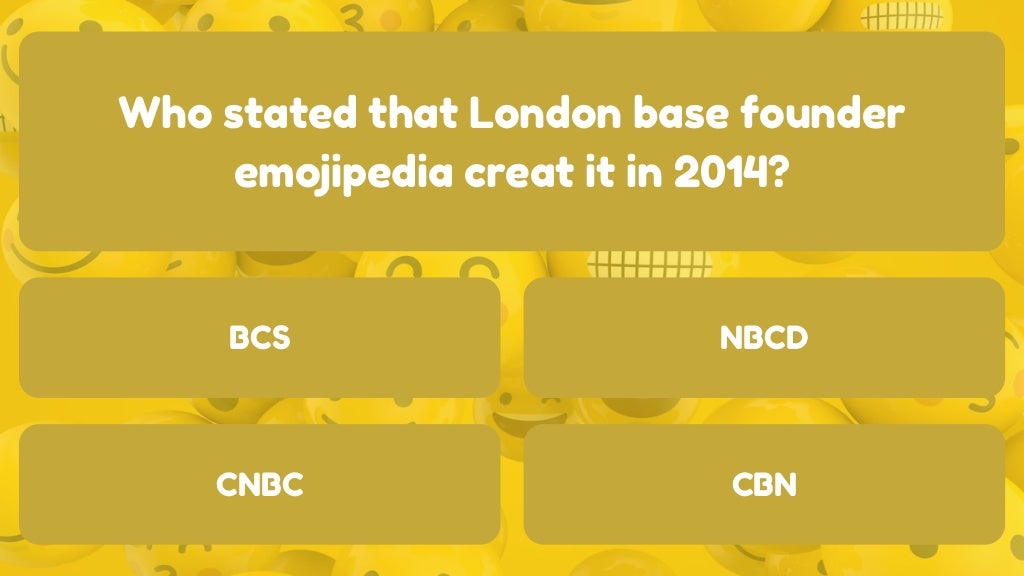 World Emoji Day Quiz: How Much Do You Know About Emojis? | PDF