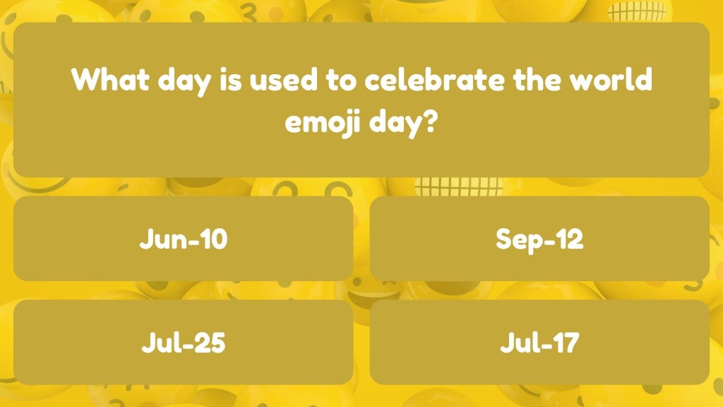 World Emoji Day Quiz: How Much Do You Know About Emojis? | PDF