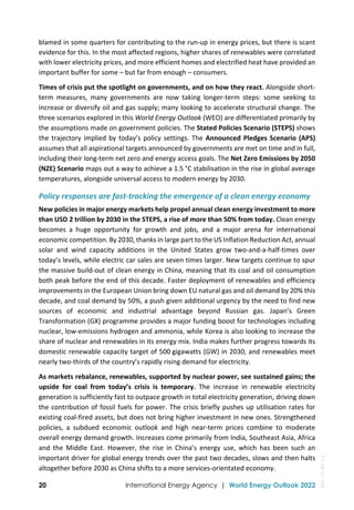 IEA World Energy Outlook 2022 | PDF