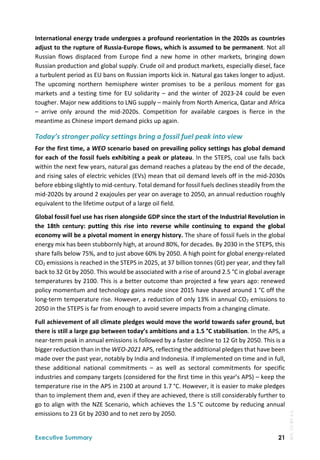 IEA World Energy Outlook 2022 | PDF
