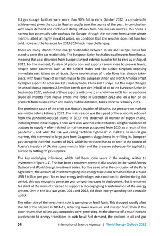 IEA World Energy Outlook 2022 | PDF