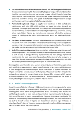IEA World Energy Outlook 2022 | PDF