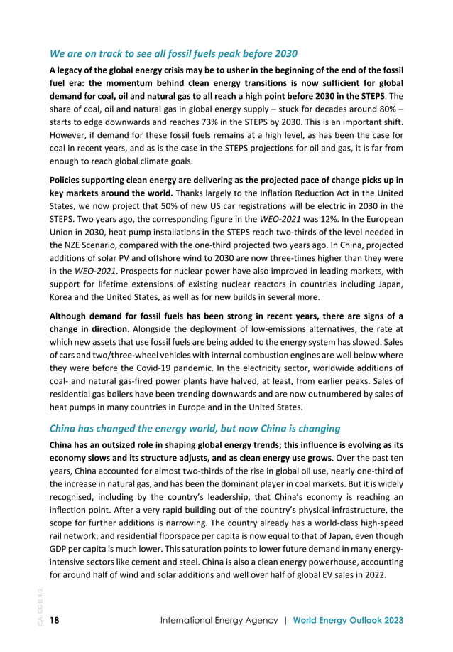 World Energy Outlook 2023 | PDF | Power and Energy Industry | Industries