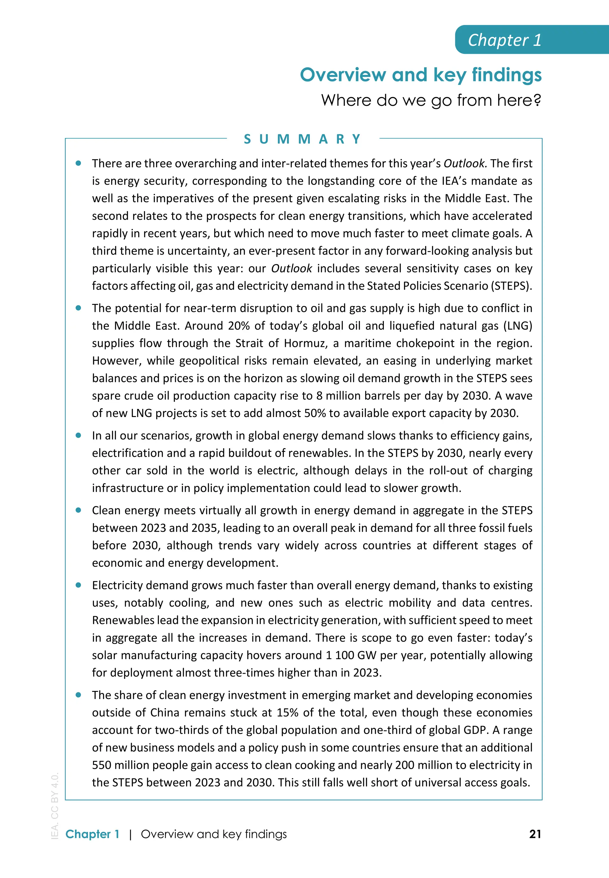 IEA World Energy Outlook 2024 - Report 2024 | PDF