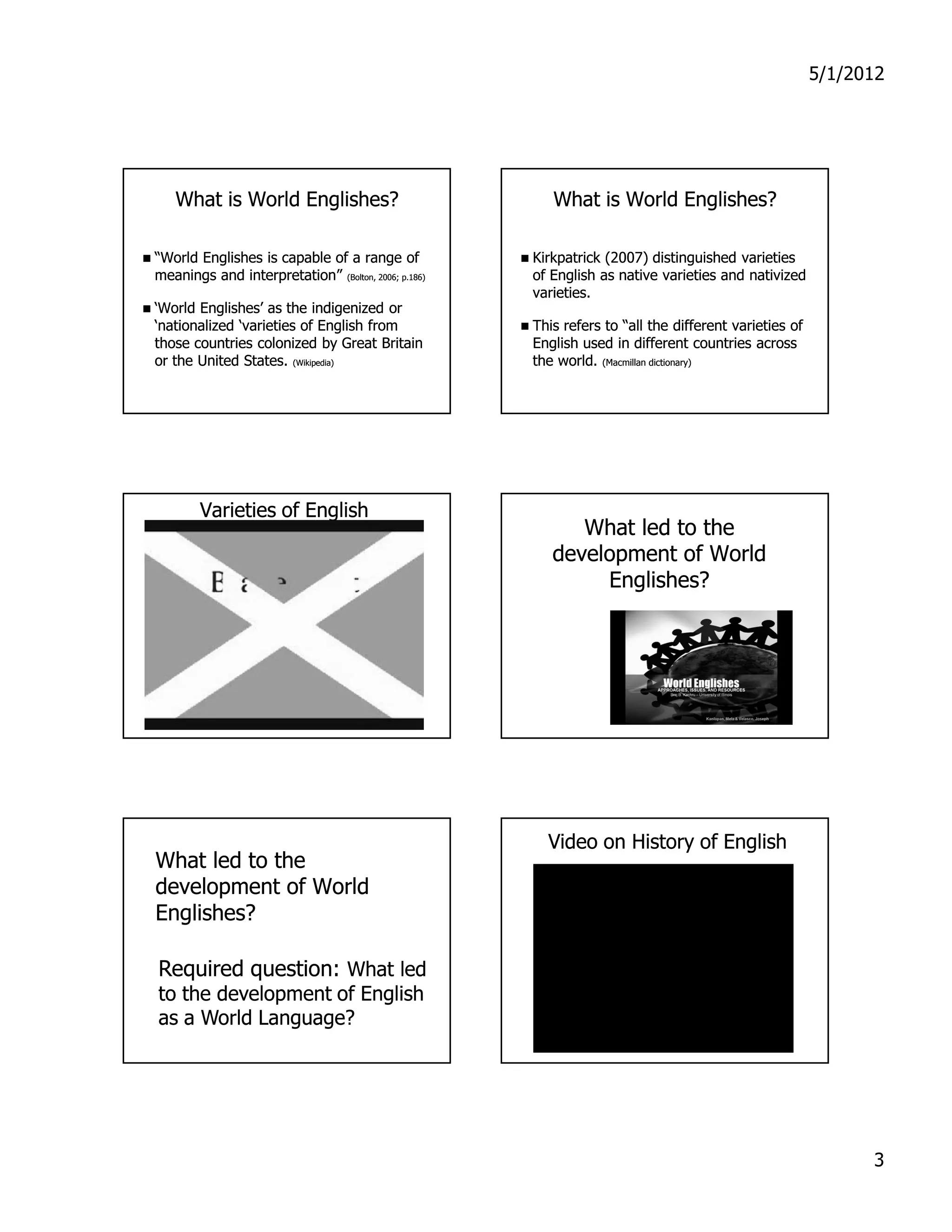 World englishes | PDF