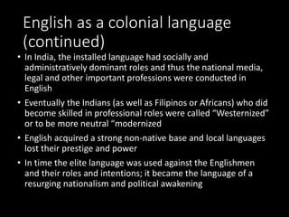 World Englishes by Eak Prasad Duwadi | PPT