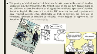 World Englishes and Varieties of English | PPTX