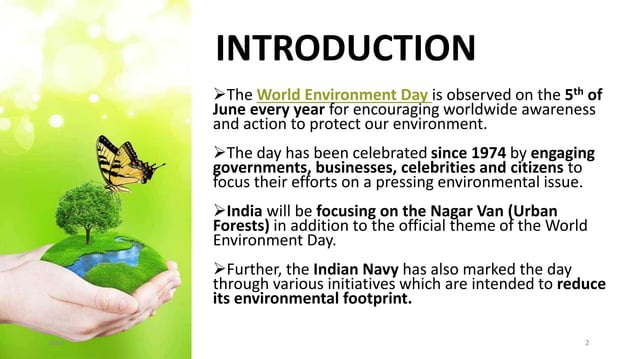 World Environment Day 2021 | PPTX | Environmental Services Industry ...