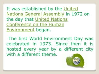 World Environment Day By Dr. Nicholas Correa | PPTX