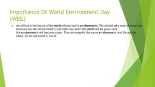 World environment day | PPTX