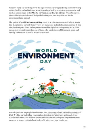 World Environment Day 2022 | PDF