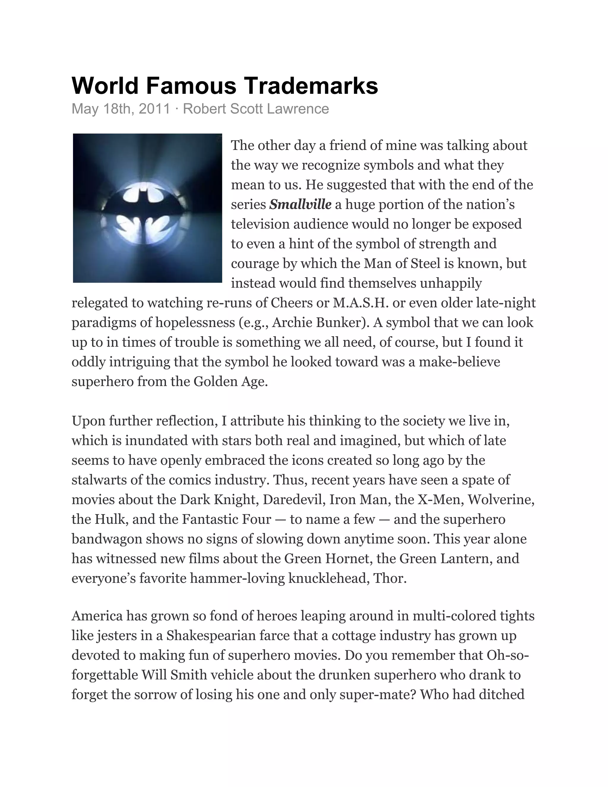 World Famous Trademarks | PDF