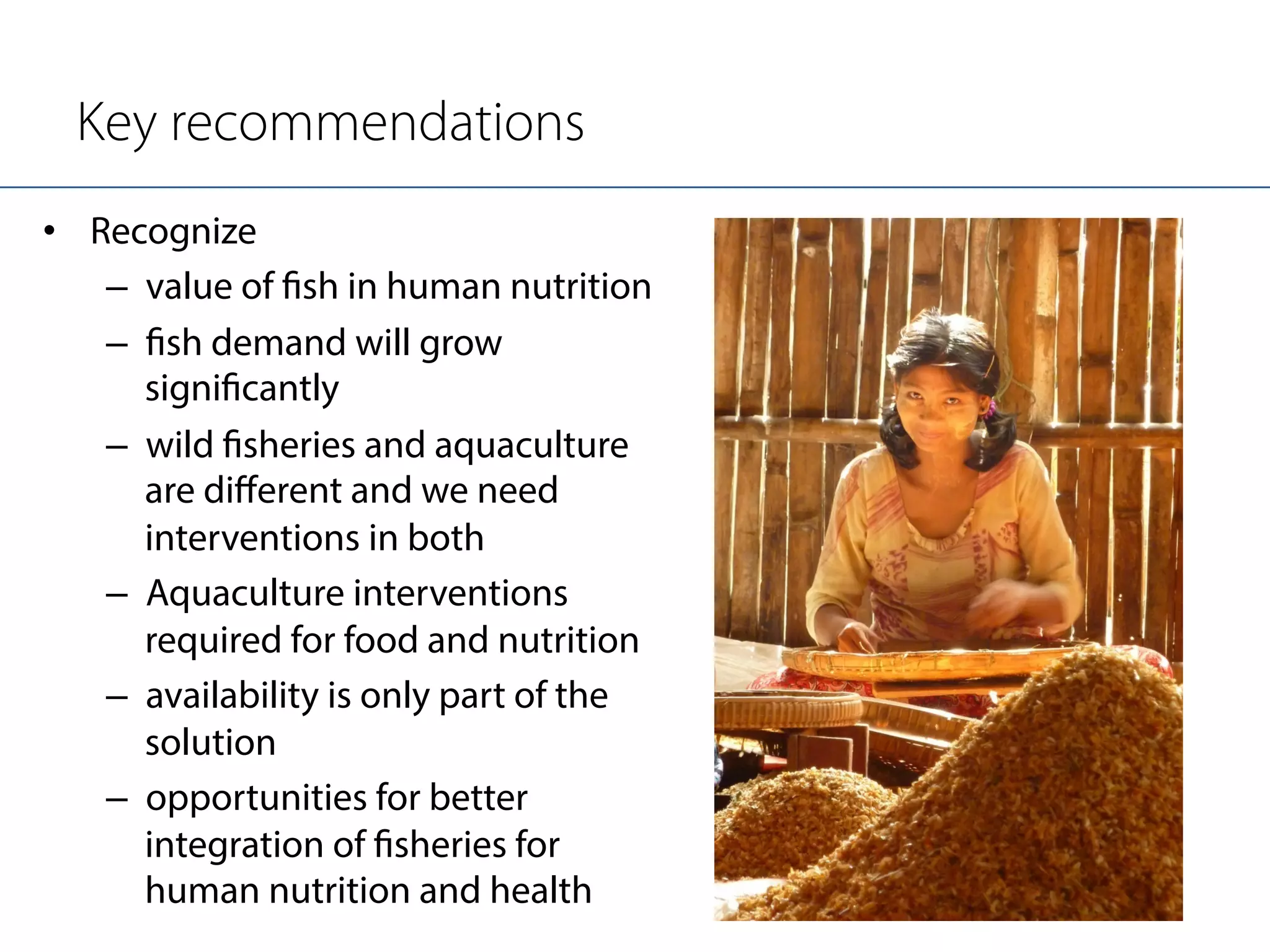 Sustainable development of fish supplies to meet food and nutrition ...