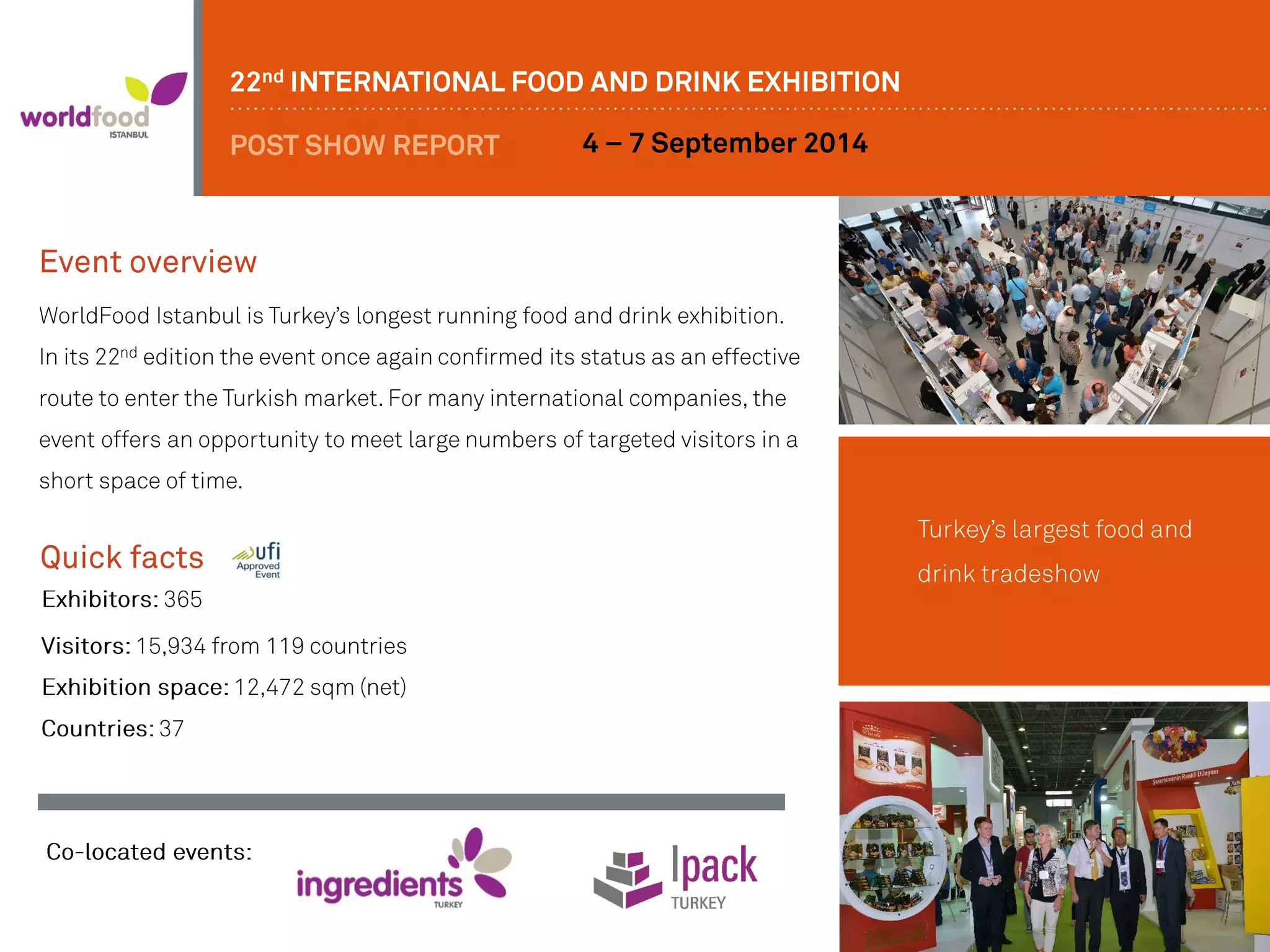 WorldFood Istanbul 2014 Food Exhibition Report | PDF