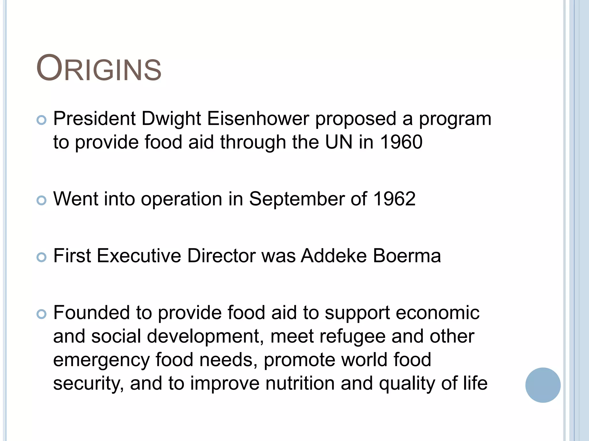 World food program | PPTX