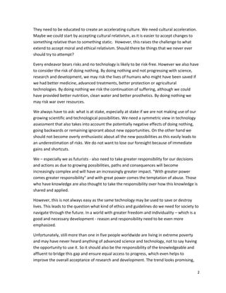 We are responsible for our future | PDF