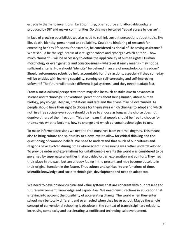 We are responsible for our future | PDF