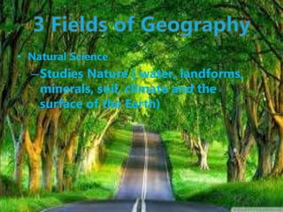 World Geography ( Disciplines, Earth, Sun, ) | PPTX