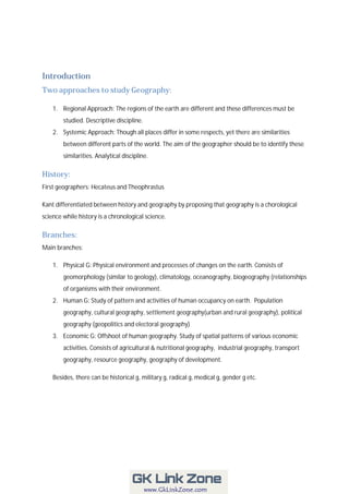 World geography | PDF | Geography | Science