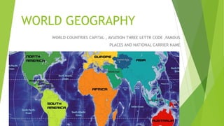 World geography | PPT