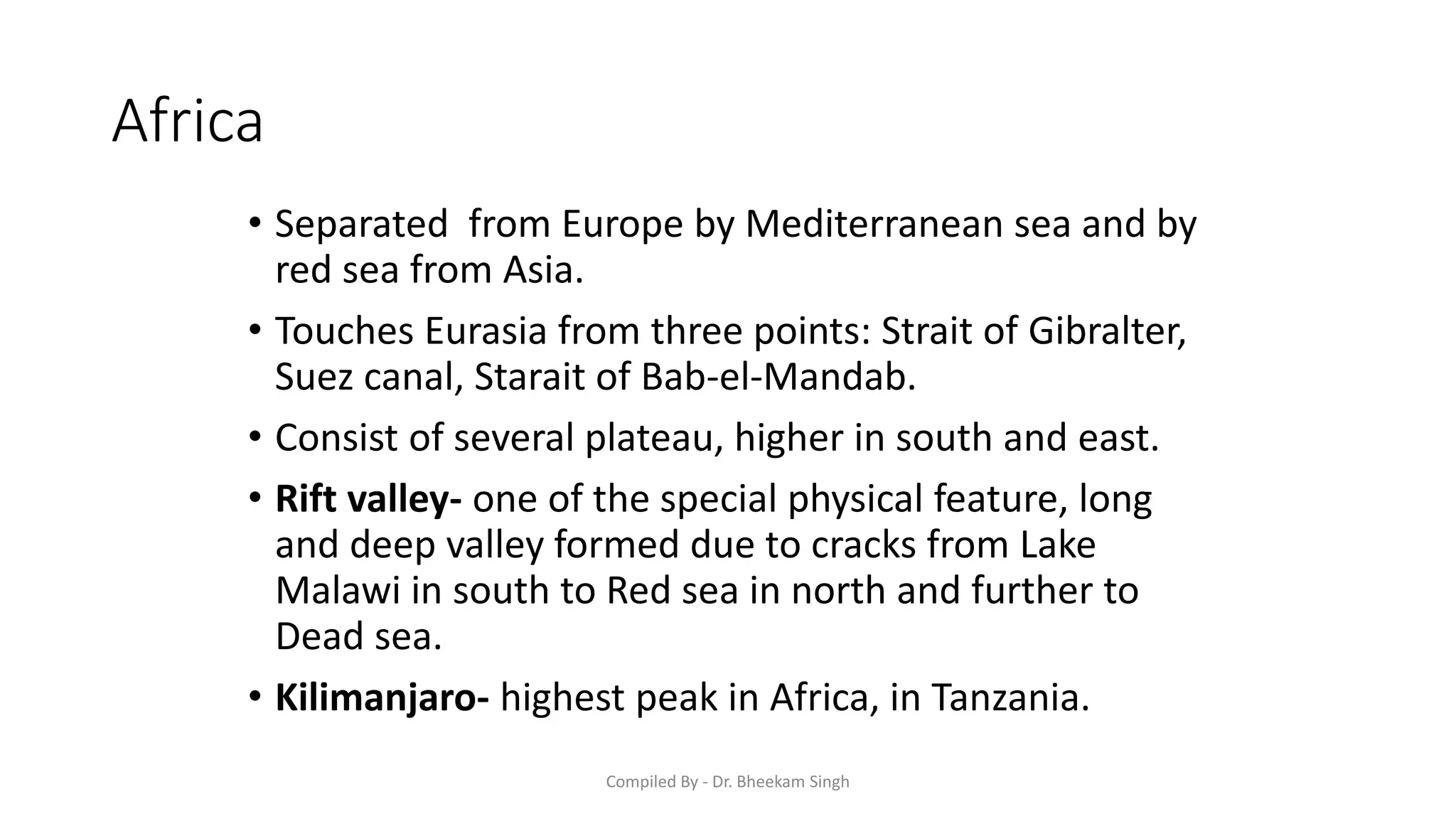World geography africa, australia& antarctica | PPTX