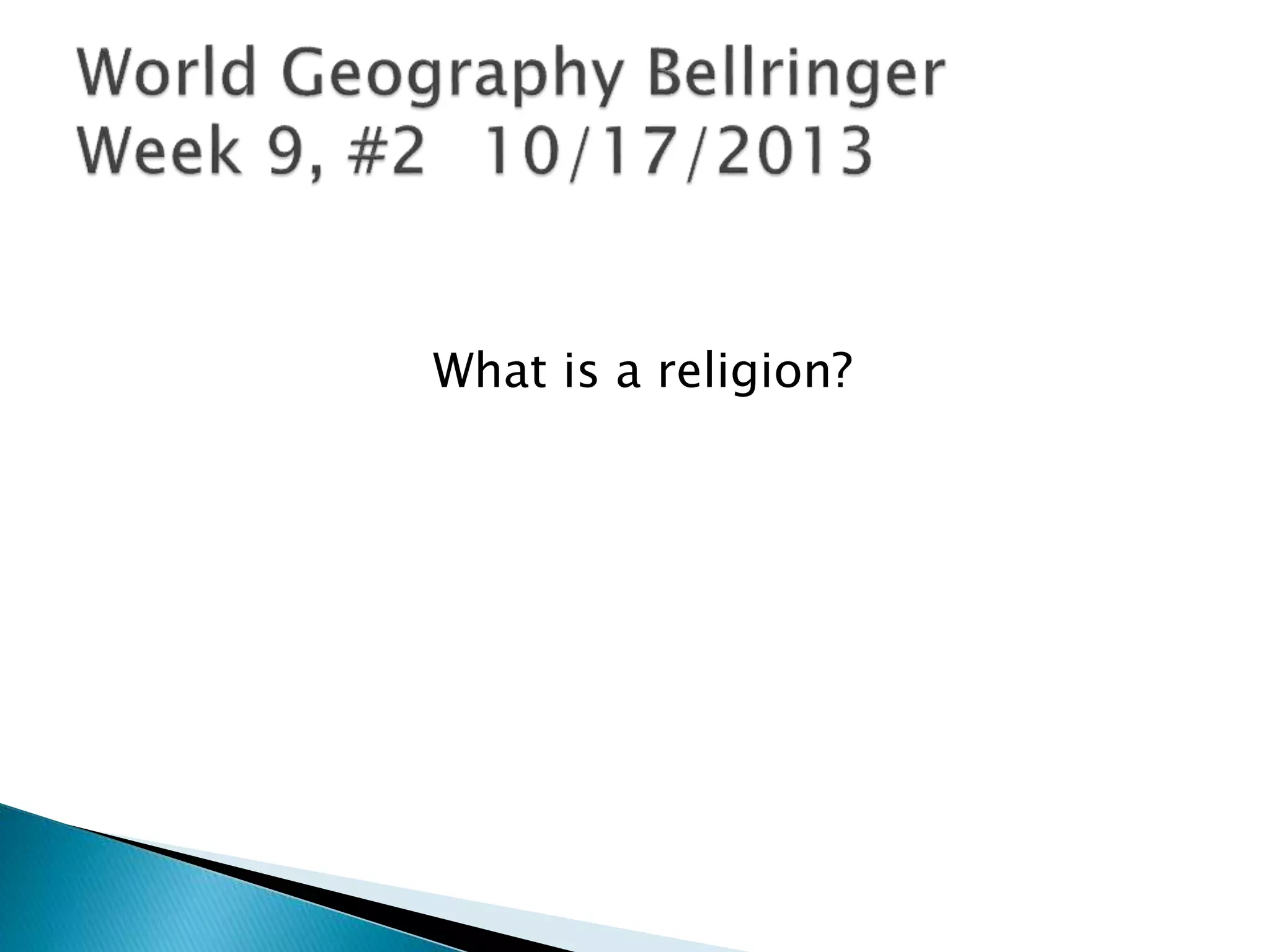World geography bellringers %2811 8%29 | PPTX