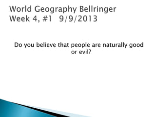 World geography bellringers %2811 8%29 | PPTX