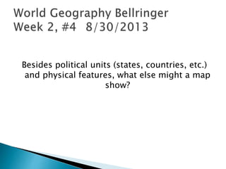World geography bellringers %2811 8%29 | PPTX