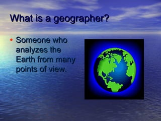 World geography intro powerpoint | PPT