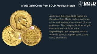 World Gold Coins | BOLD Precious Metals | PPT