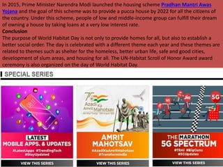 World Habitat Day 2022: Every Person Should Have A Safe House | PPT