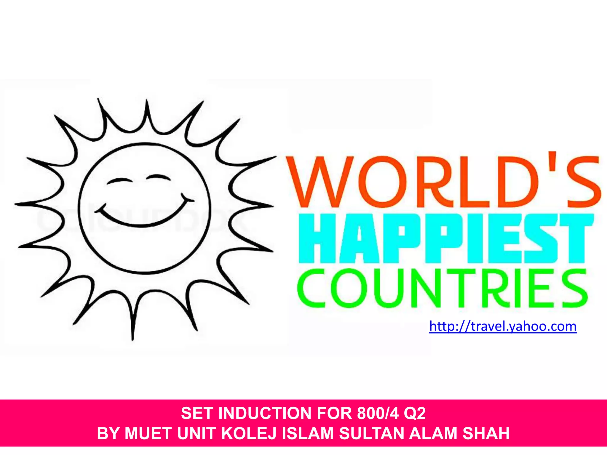 World happiest countries | PPT
