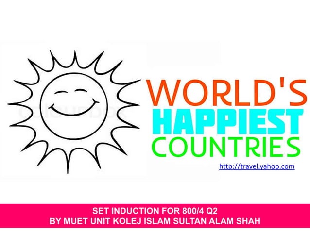 World happiest countries | PPSX